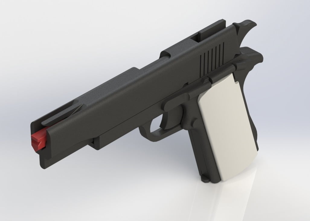 M1911 Rubberband Gun by luqehr | Download free STL model | Printables.com