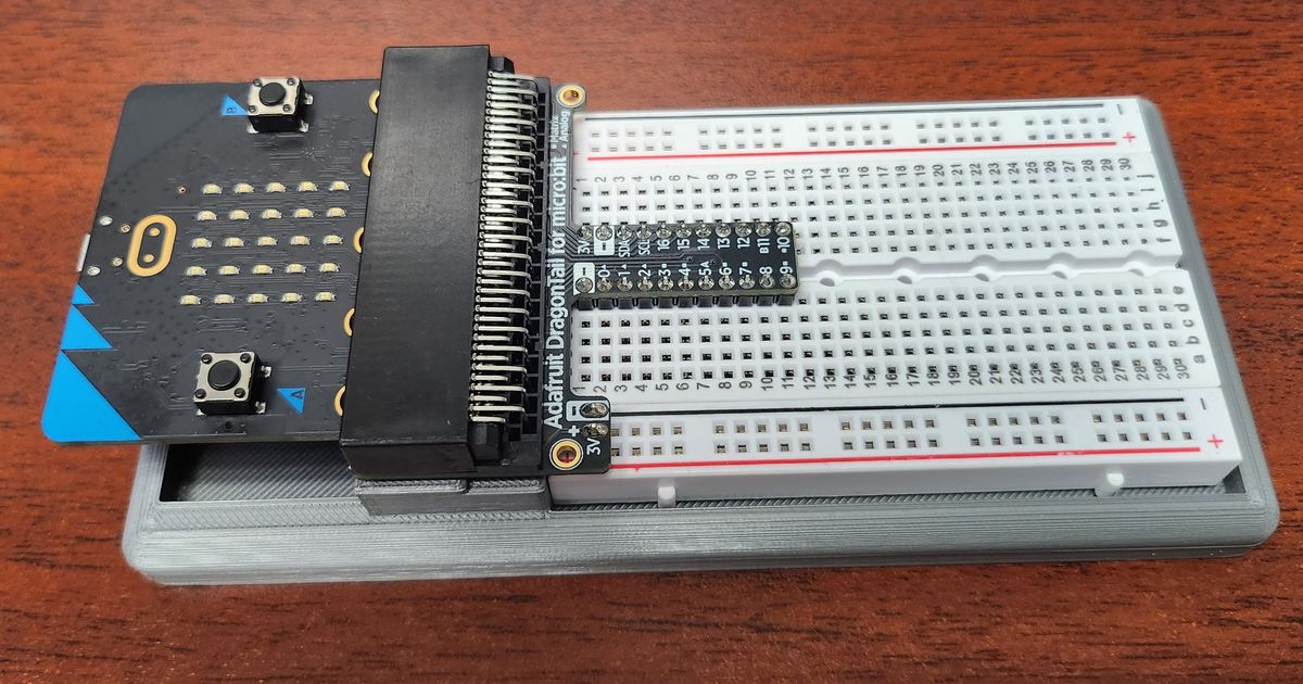 Micro:Bit Workstation by SF2019 | Download free STL model | Printables.com
