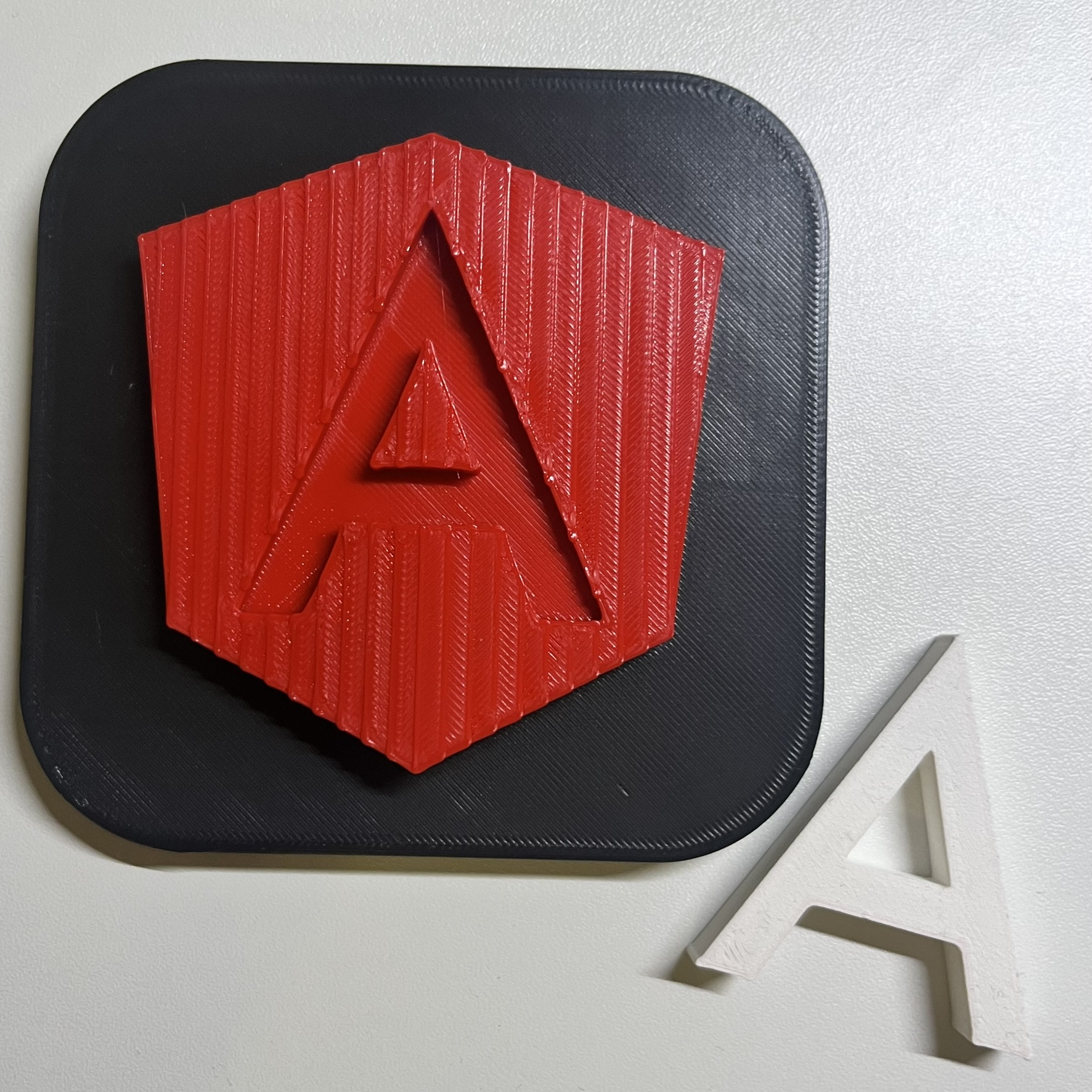 Angular logo by Robert Križan | Download free STL model | Printables.com