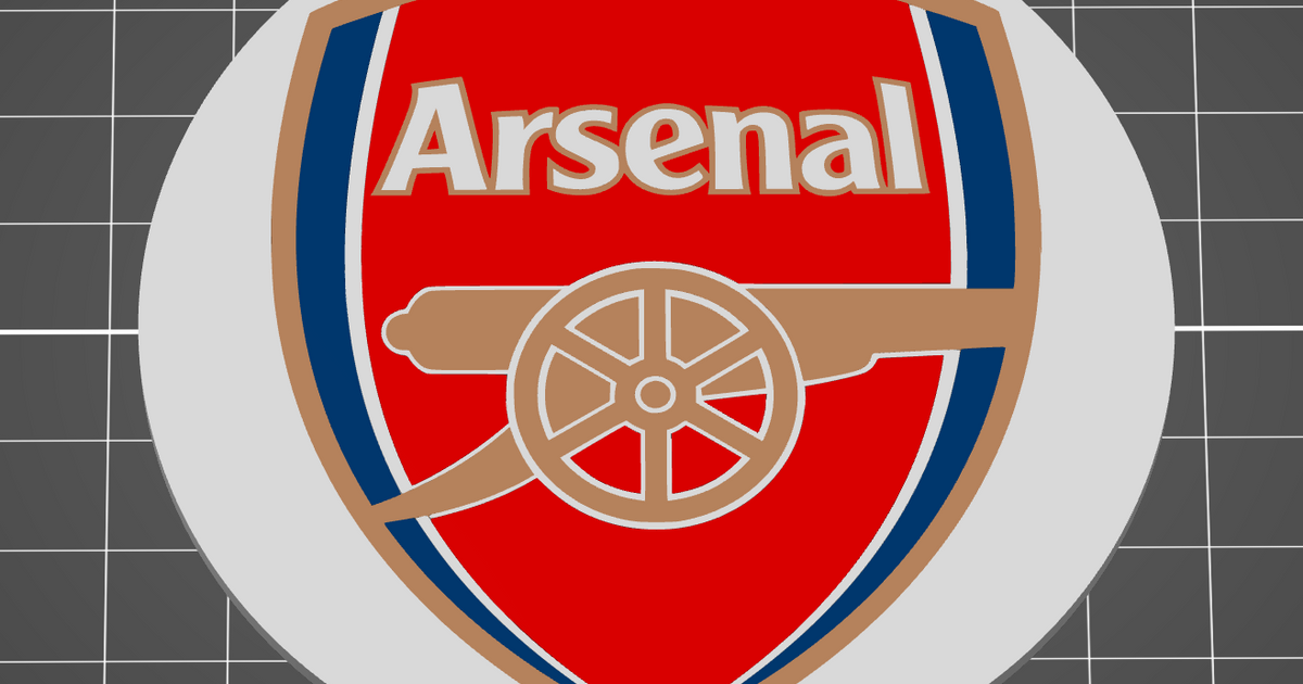 FC Arsenal Coaster / Beermat by Kawuezel | Download free STL model ...