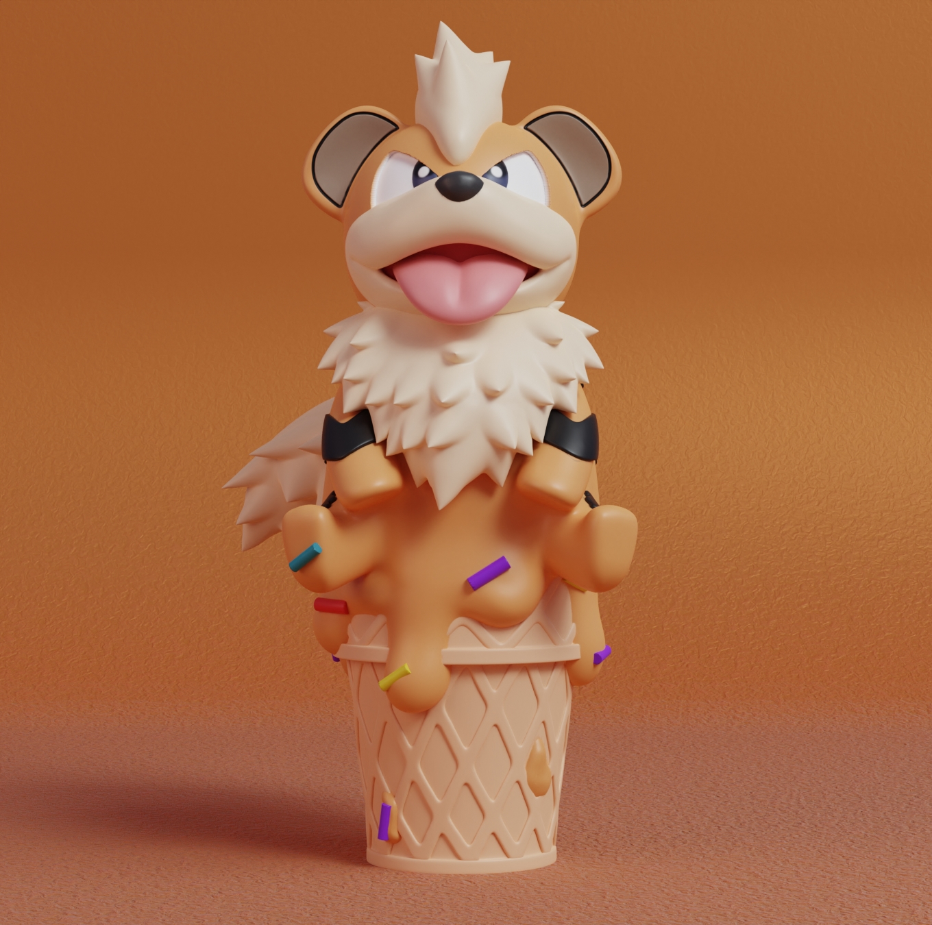 Growl-sicle by G_Coder | Download free STL model | Printables.com