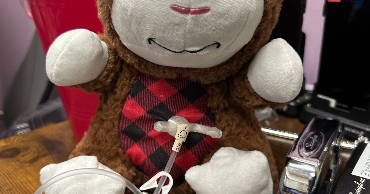 G-tube for Teddy Bear (EDUCATION) by Child Life Inova | Download free ...