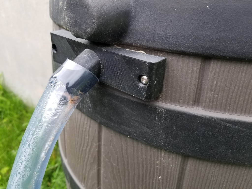 Rain Barel Overflow Spout by KarolTheGuy | Download free STL model ...