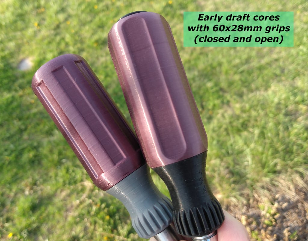 Parametric Klein-Style 2-Piece Screwdriver/Tool Handles (SCAD) by ...