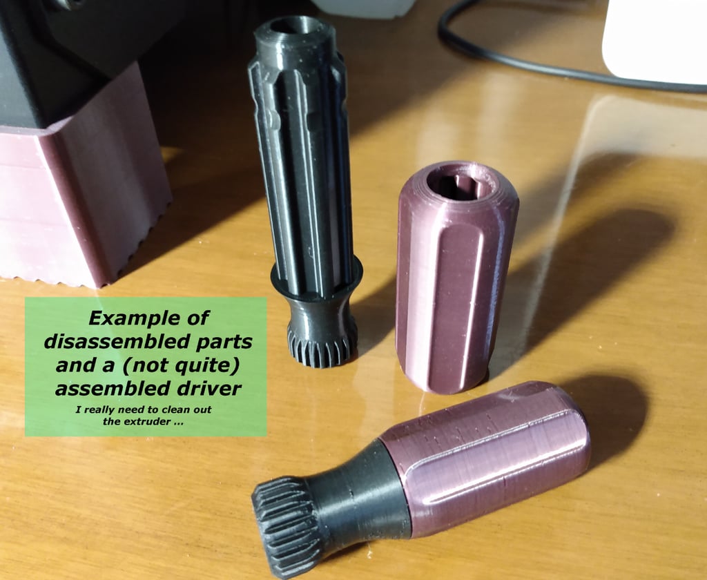 Parametric Klein-Style 2-Piece Screwdriver/Tool Handles (SCAD) by ...