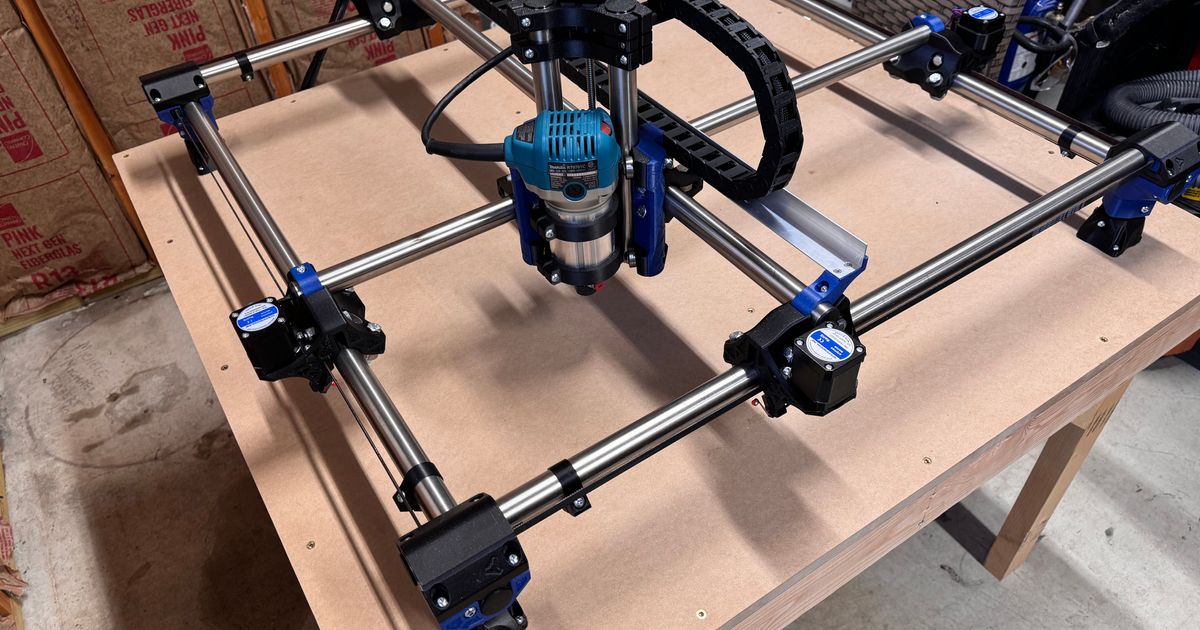 Mostly Printed CNC Primo J-25.4mm MPCNC - Cable/Drag Chain by Mike G ...