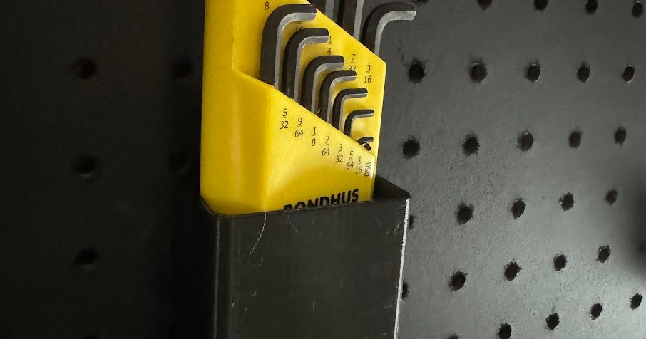 Sy's Peglock - simple bin for Bondhus allen keys by igloopup | Download ...