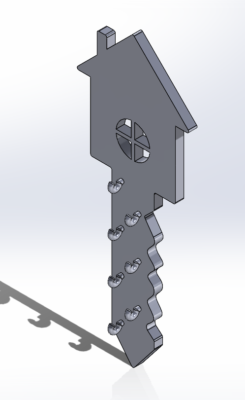 Key Rack by ALgspi | Download free STL model | Printables.com