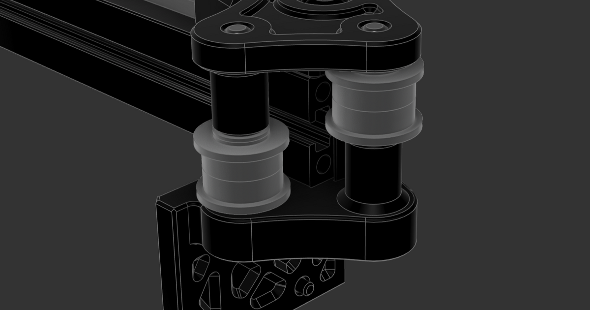 Voron V0.2 R1 Pin Mod - LIGHT GANTRY by driftrotor | Download free STL ...