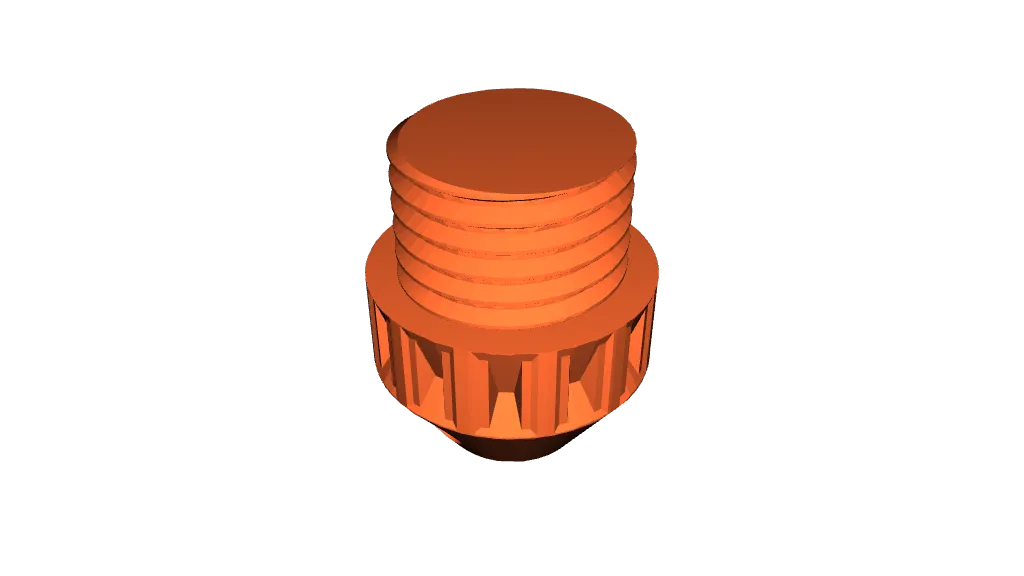 Joint case with screw lid / with keychain lid by fonzy | Download free ...