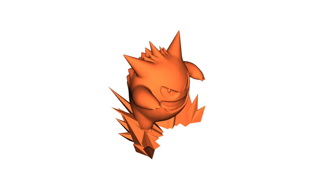 Gengar Explosion by Garrison Cobb | Download free STL model ...