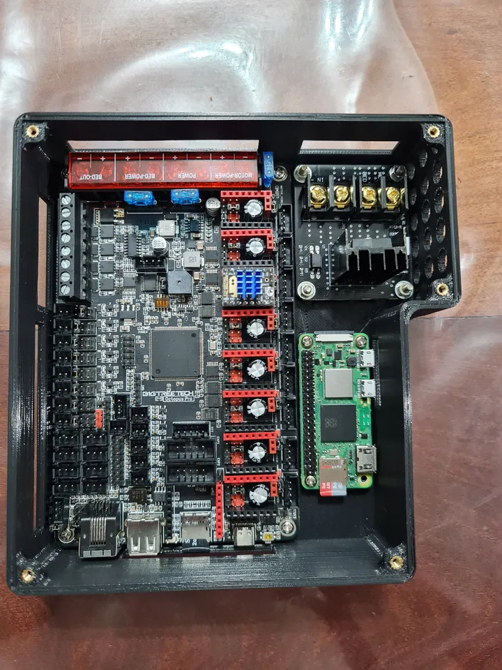 BTT Octopus Pro + Raspberry Pi Zero 2w + Mosfet board enclosure by ...
