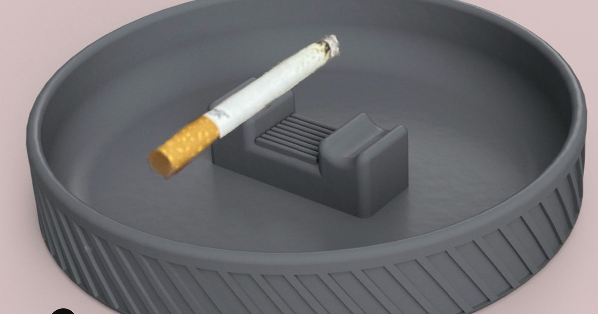 World's Best Ash Tray. by Snail | Download free STL model | Printables.com