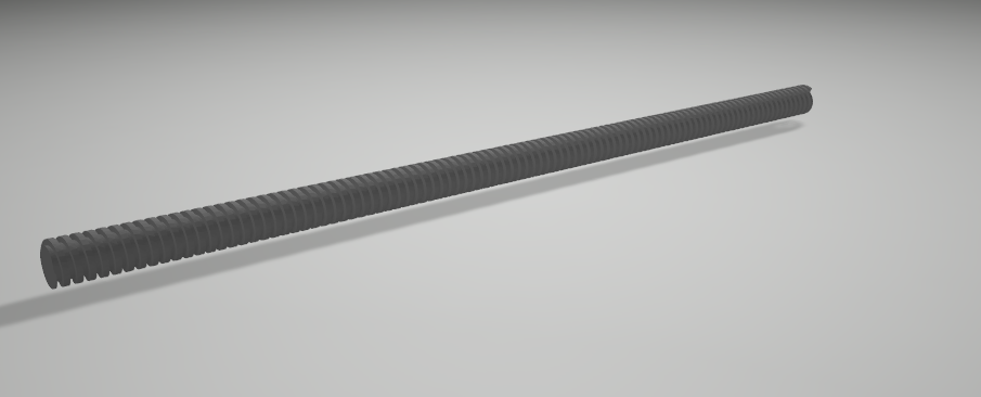 12mm x 300mm treaded lead rod for linear movement by Brandon Hubbarth ...