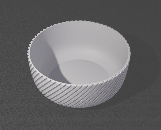 twist swirl bowl by G El Rey | Download free STL model | Printables.com