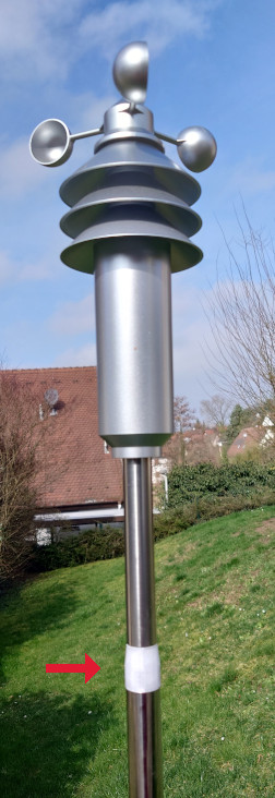 Rohrverbinder für HmIP Wettersensor basic by anstein | Download free STL model | Printables.com
