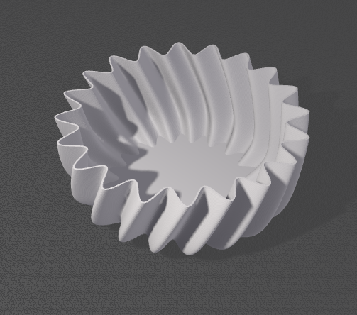 smooth twist wave bowl by G El Rey | Download free STL model ...