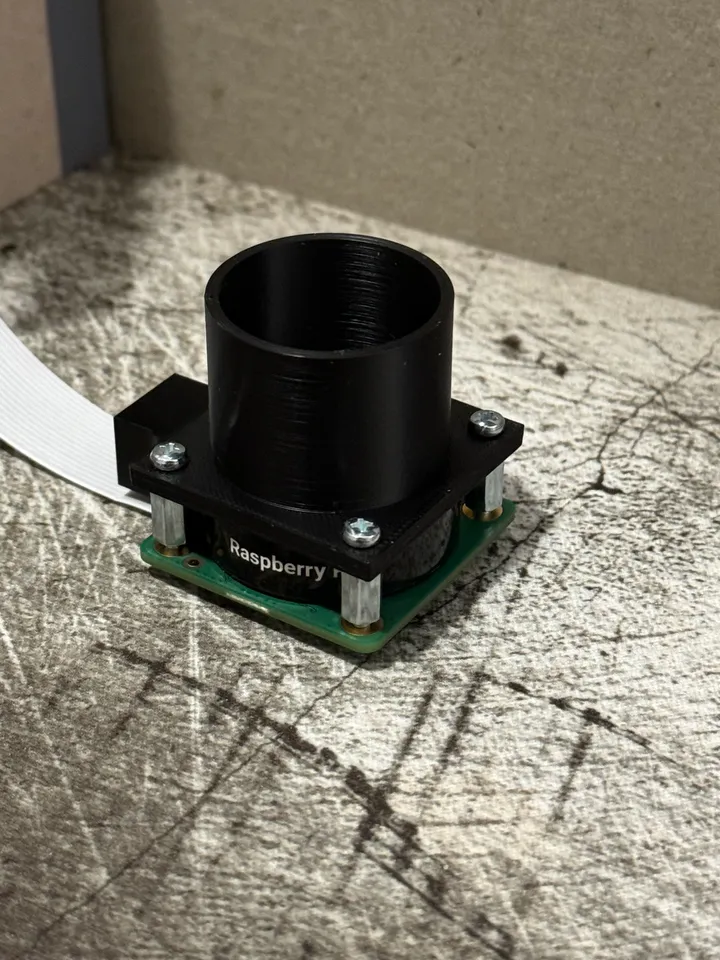 Raspberry Pi HQ M12 Camera Mount for telescope by Scraz | Download free STL model | Printables.com
