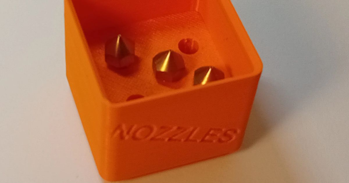 Gridfinity nozzle container by Jason | Download free STL model ...