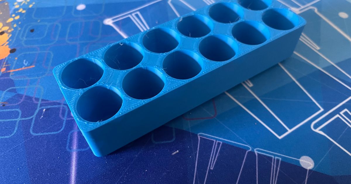 Gridfinity 18650 holder 1x3x4 by Quentin | Download free STL model ...