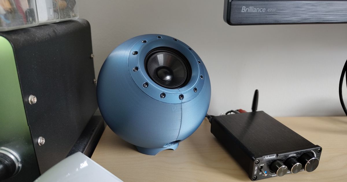 HiFiSphere - Tiny spherical desk speaker box passive/bluetooth by ...