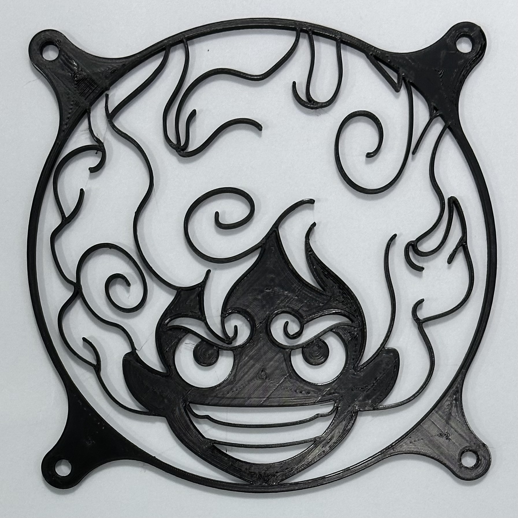 One Piece Luffy Gear 5 PC fan grill by Knight Wolf | Download free STL ...