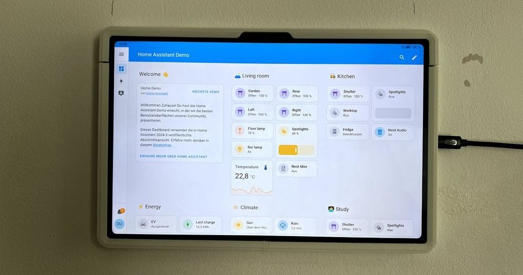 Home Assistant Smart Home Panel Mount Honor Pad 9 by Lush | Download ...