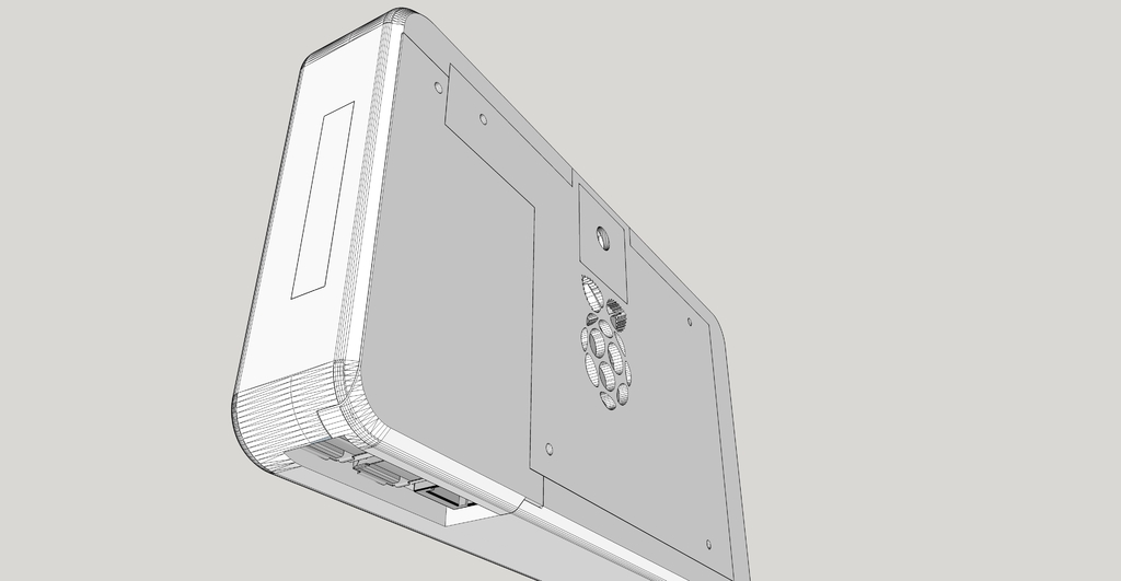 Raspberry Pi 7in Touchscreen Enclosure by Matt - GlitchTech | Download ...