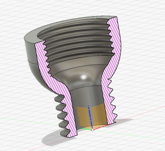 BMW F800GS bottle of coke funnel adapter by Fede | Download free STL ...