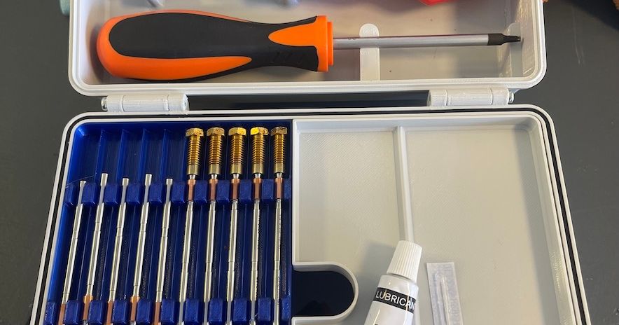 Prusa Rugged Tool Box - XL Remix all torx tools by robmlr | Download ...