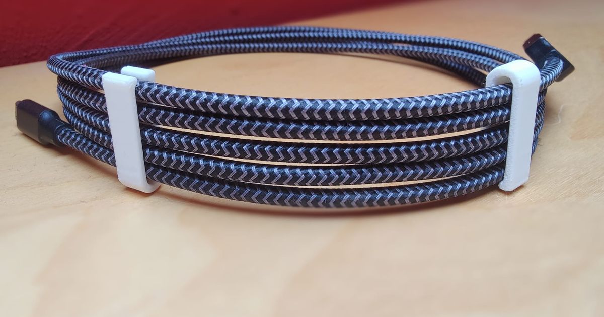 Cable clip (only 2g per pair!) by J Design | Download free STL model ...