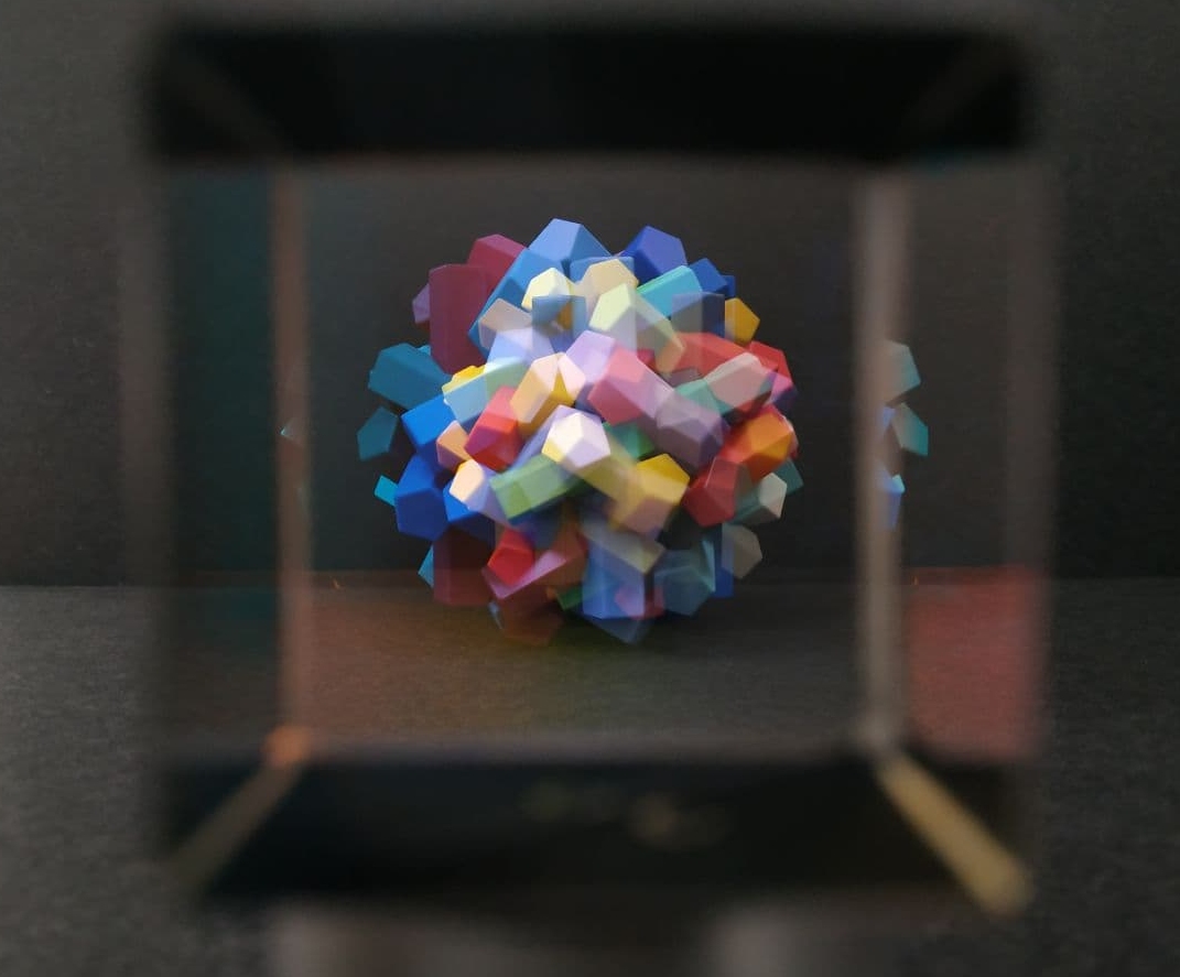 Colored pentapod puzzle by matveymoo | Download free STL model ...