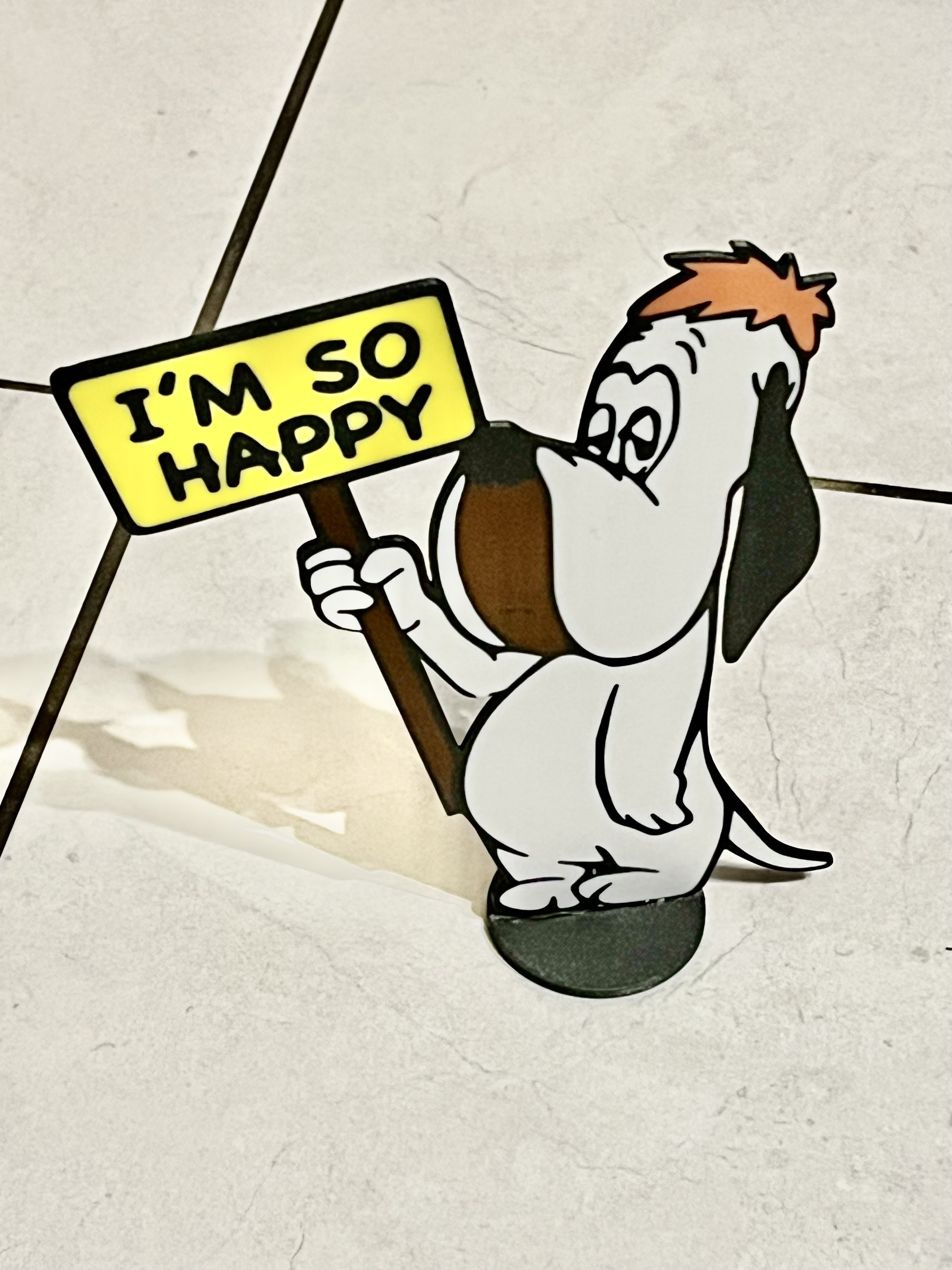 Droopy I'm so Happy by GRO | Download free STL model | Printables.com