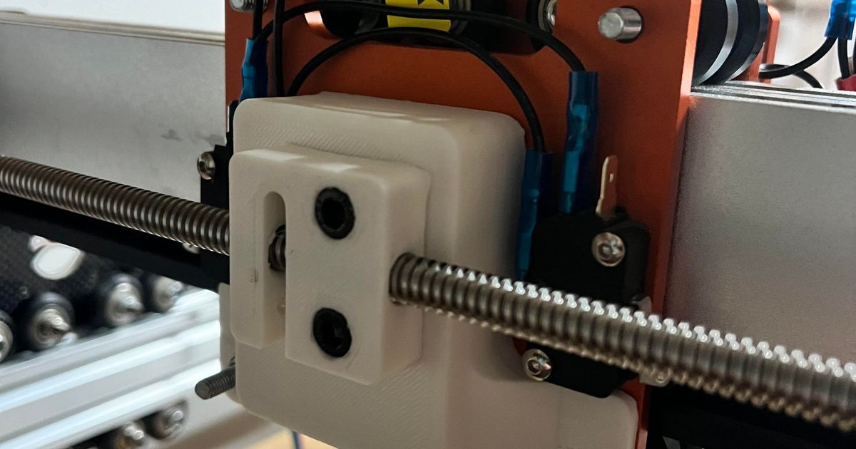 Masuter Pro Lead Screw Carriage Plate by Mark Healton | Download free ...