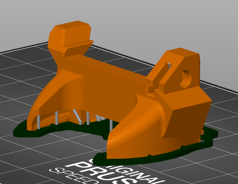 Prusa I3 MK3S+ Fan Shroud resin version by Area51 | Download free STL ...