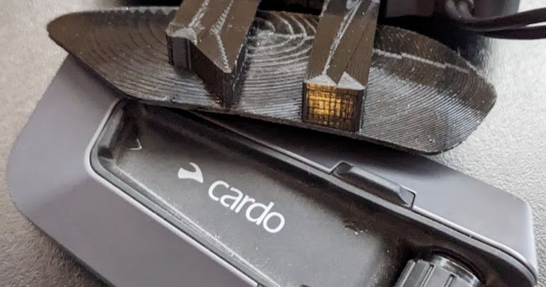 Cardo Edge mount parts by guidosenff | Download free STL model ...