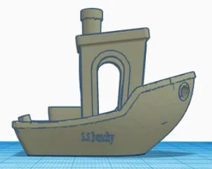 benchy with a laser canon by Plaid Platypus .co | Download free STL ...