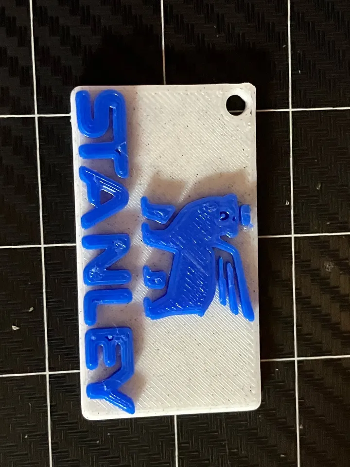 Stanley Logo Keychain by Filament Designs | Download free STL model ...
