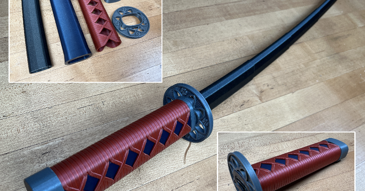 Build Your Own Katana #4 by 3D Printing World | Printables Store