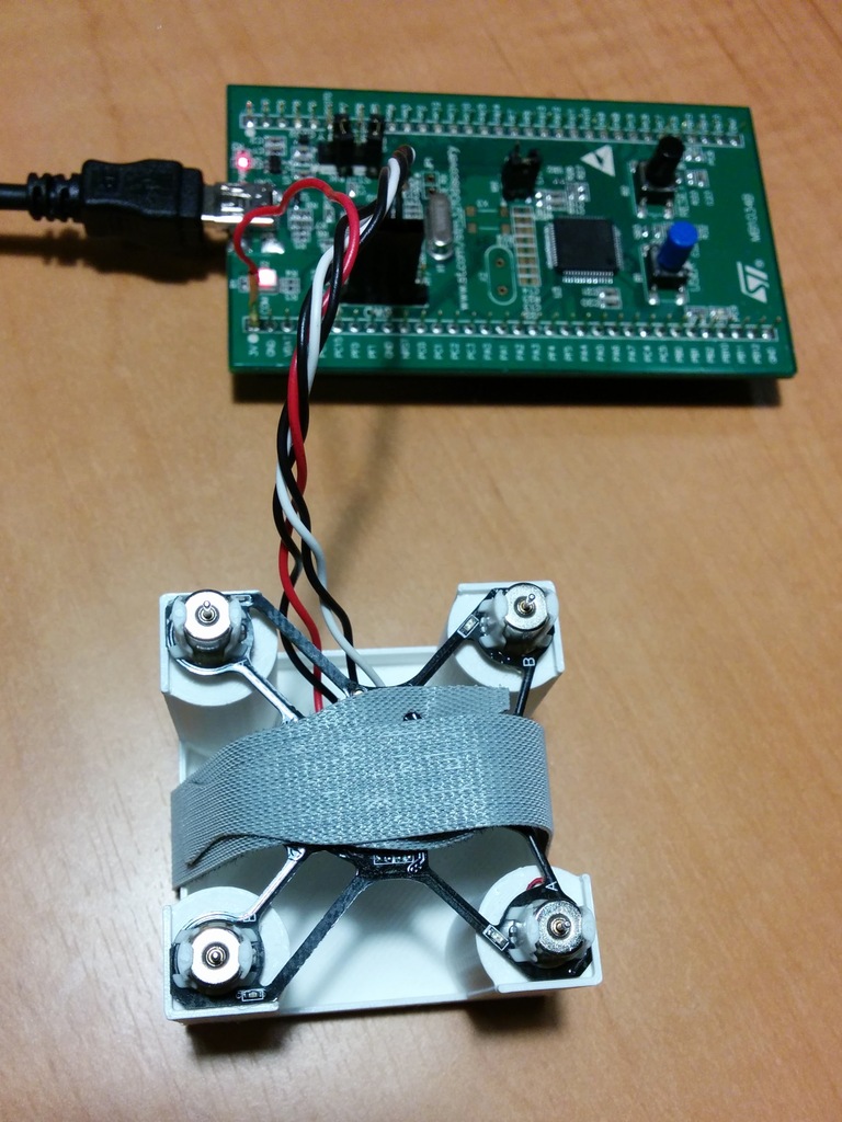 Pogo pin debug jig for Hubsan Q4 / Estes Proto-X micro quadcopters by ...
