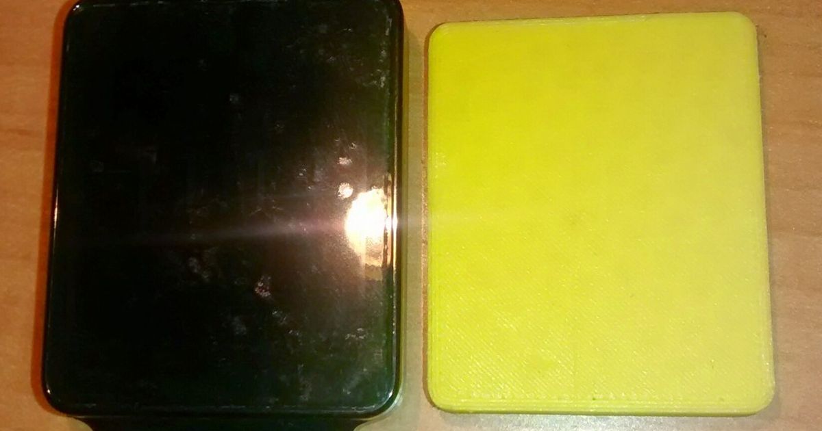 Smart Watch Screen Protector Template by al177 | Download free STL ...