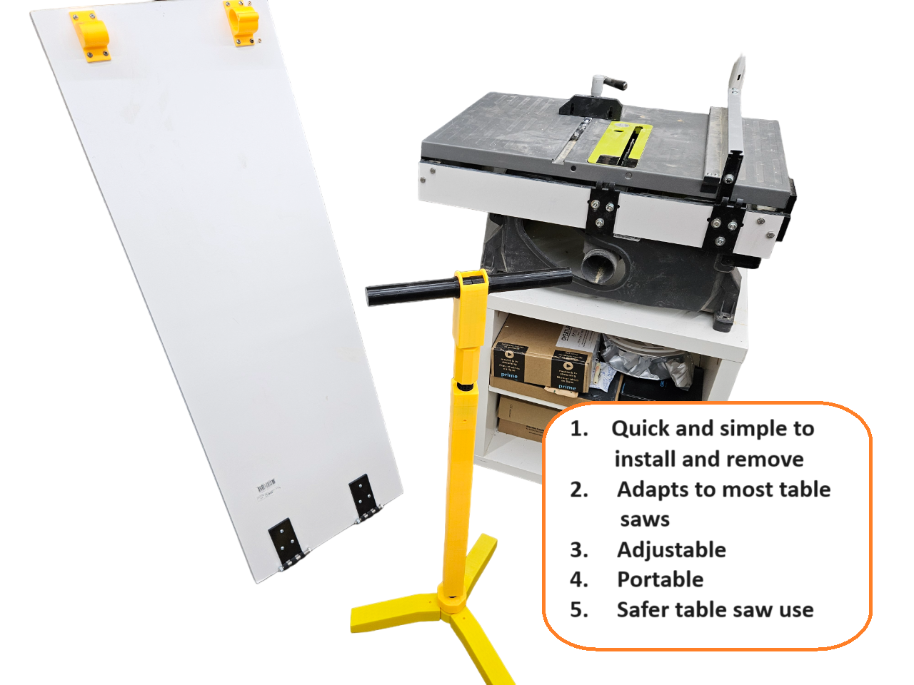 Universal table saw outfeed system par Darren | Téléchargez ...