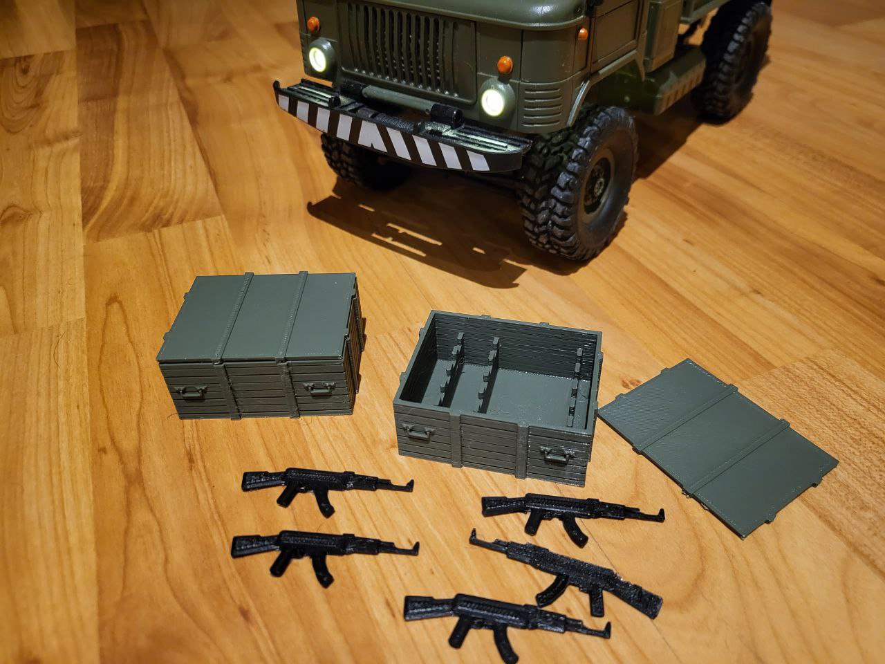 Weapon box AK 47 for WPL Trucks by ASKA Modelle | Printables Store