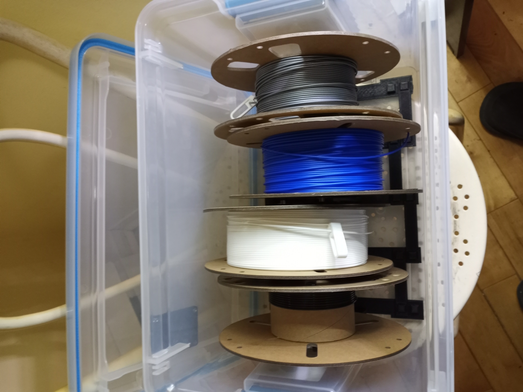 Spool holder for drybox V2. by 35°C0lDFuSi0n | Download free STL model ...