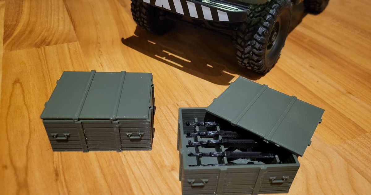 Weapon box AK 47 for WPL Trucks par ASKA Modelle | Téléchargez ...