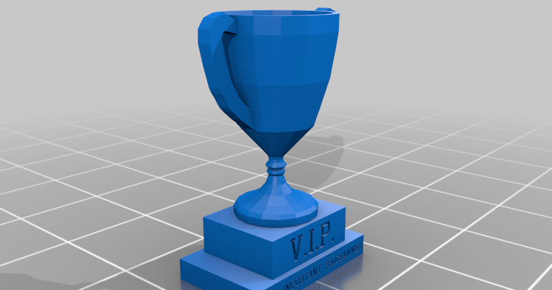 VIP Trophy - Very Important Programmer by manofmanylayers | Download ...