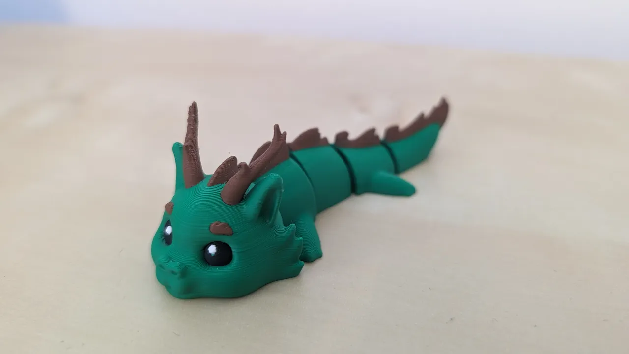 Forest Dragon - Articulated Figure Keychain by Biocraftlab | Download ...