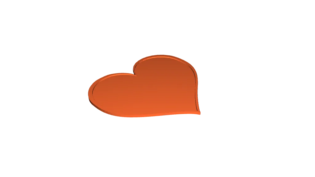 Heart Name Tag with custom text by got balls? | Download free STL model ...