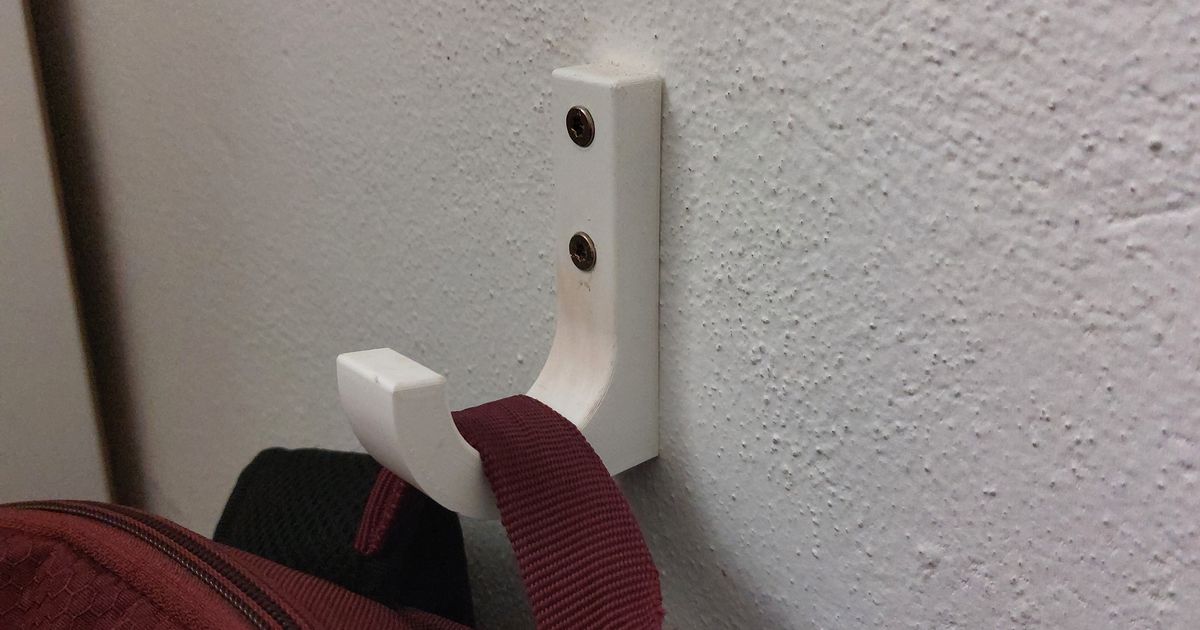 Backpack Hook by Rypydus | Download free STL model | Printables.com