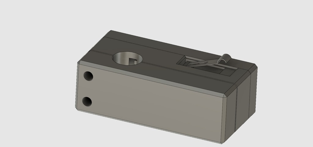 Z stop Makerbot endstop module holder for 10 mm guide rod by 0scar ...